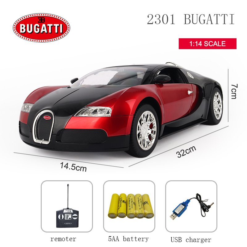 1:14 scale 27MHZ RC Licensed Car Bugatti B14 - ChengLe Toys
